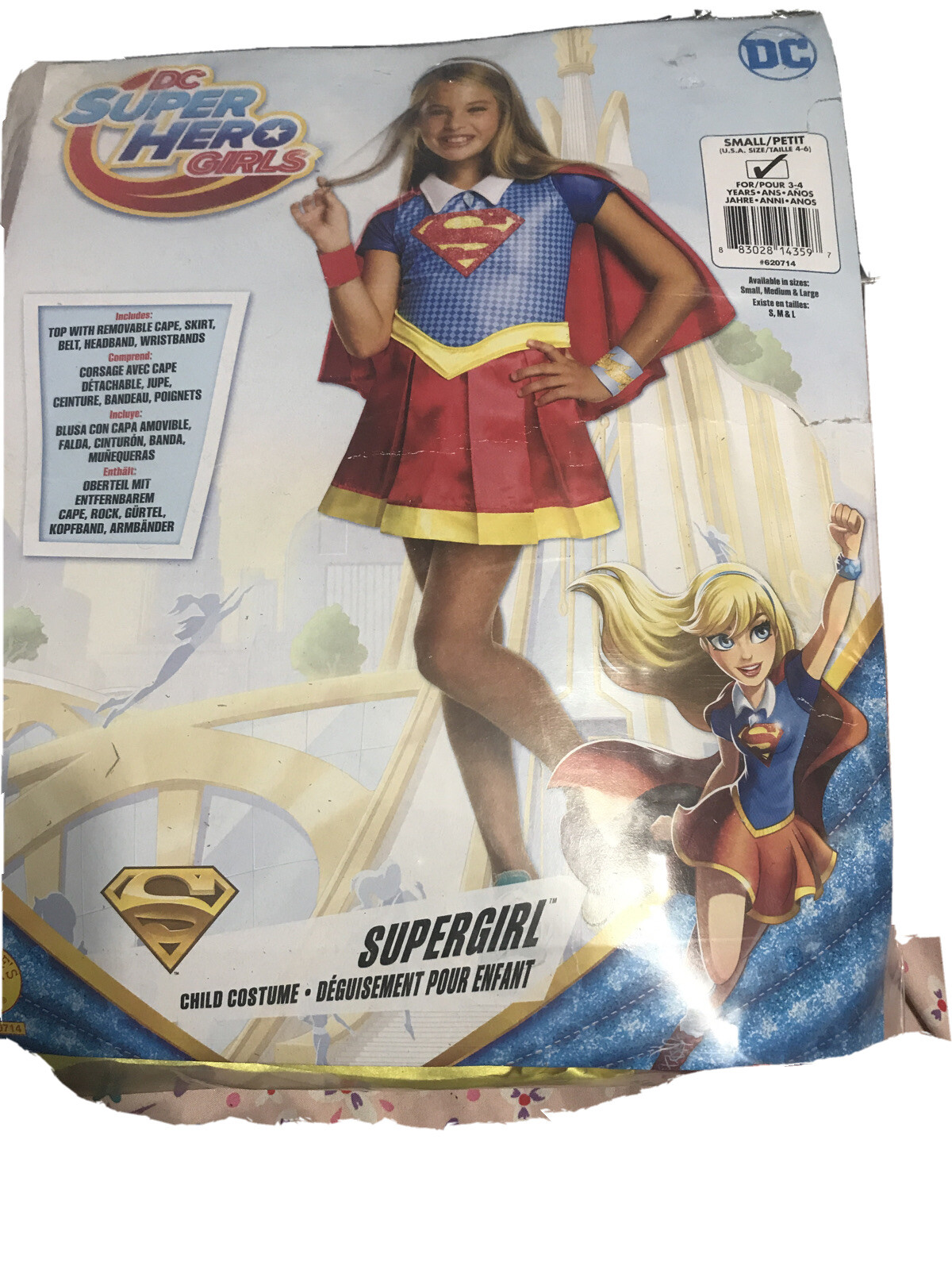 DC Super Hero Girls Supergirl costume - Size Large - … - Gem