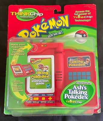 Pokemon Ash's Electronic Talking Pokedex - New Sealed Hasbro 2000 ...