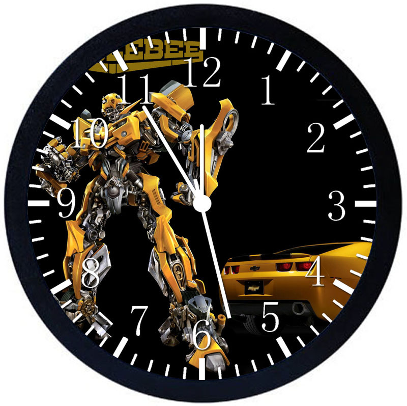 Transformers Bumblebee Black Frame Wall Clock Y13 | eBay