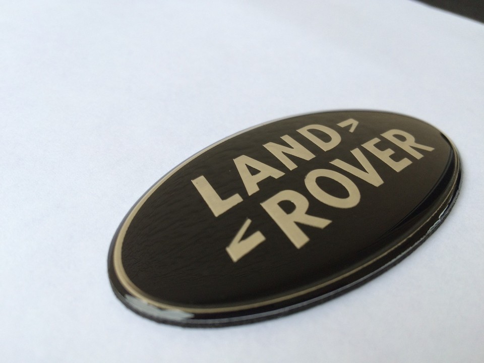 LAND RANGE ROVER SPORT LR3 FRONT HOOD GRILL EMBLEM BADGE LOGO BLACK USA ...