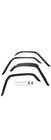 For Hummer H1 /Humvee /HMMWV 8Pcs Fender Flares overfender W/ hardware ...