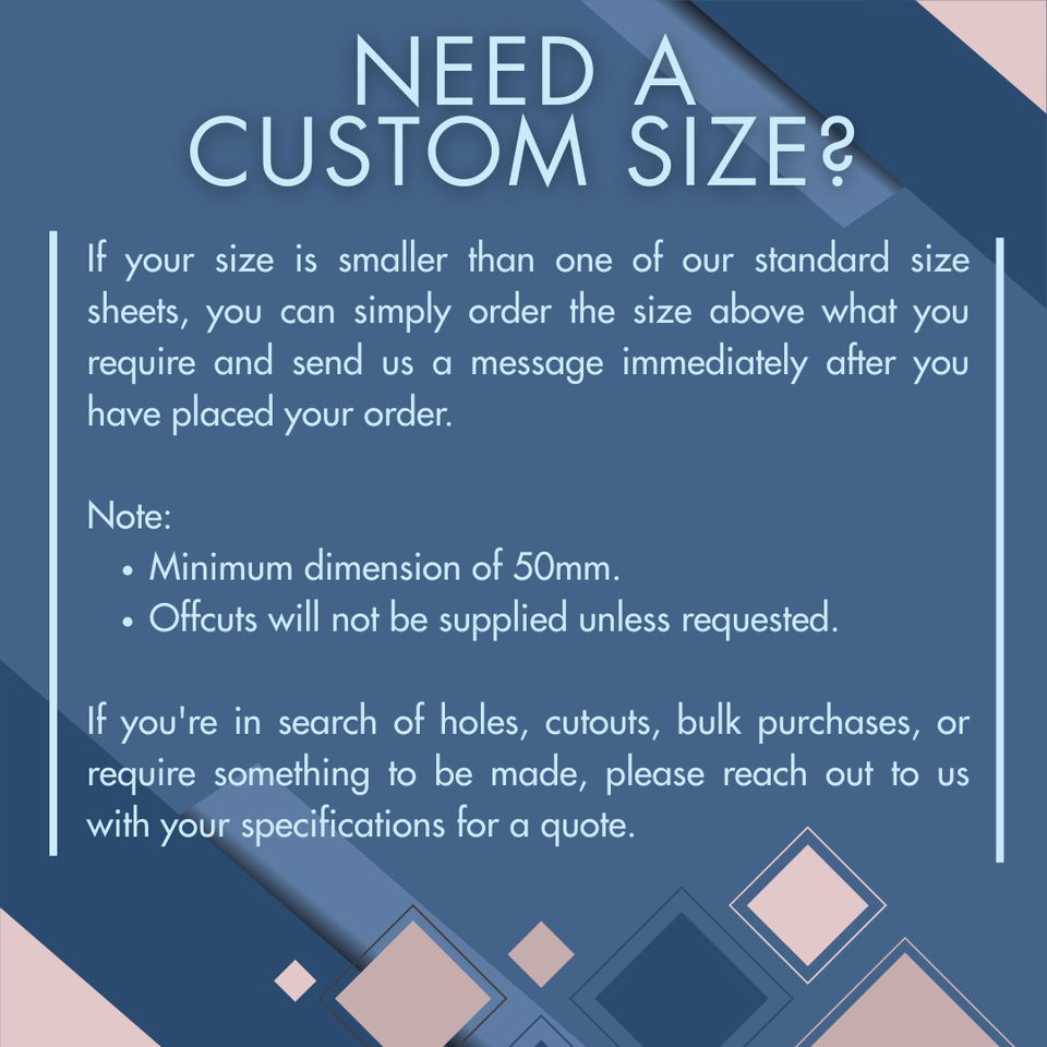 Tinted Mid Grey Acrylic Sheets | Cut To Size Perspex Panels | Neutral ...