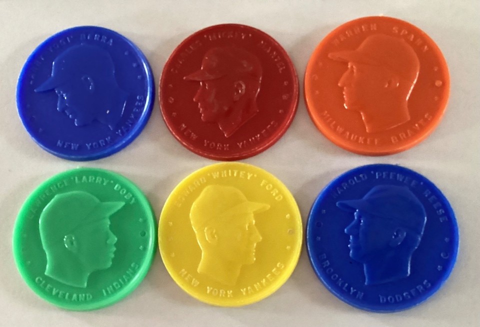 1955 ARMOUR BB COINS BASIC SET OF 26 w/ MANTEL PLUS 2 RARE VAR AND RARE ...