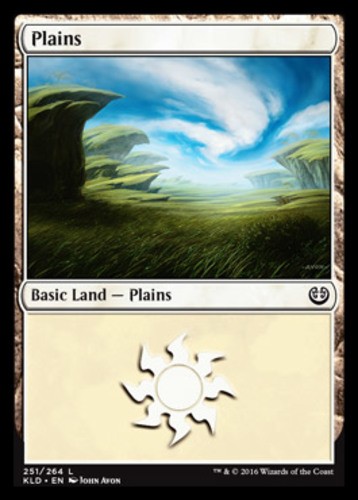Basic Lands 10 MTG Plains (251) - Foil, NM-Mint, English Kaladesh | eBay