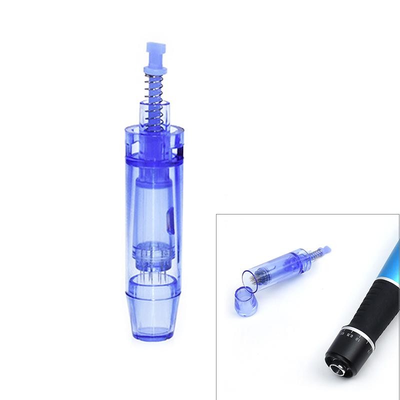 10Pcs Blue 12Pins Cartridge Micro Needle Tips Head for A1 Micro-needle ...