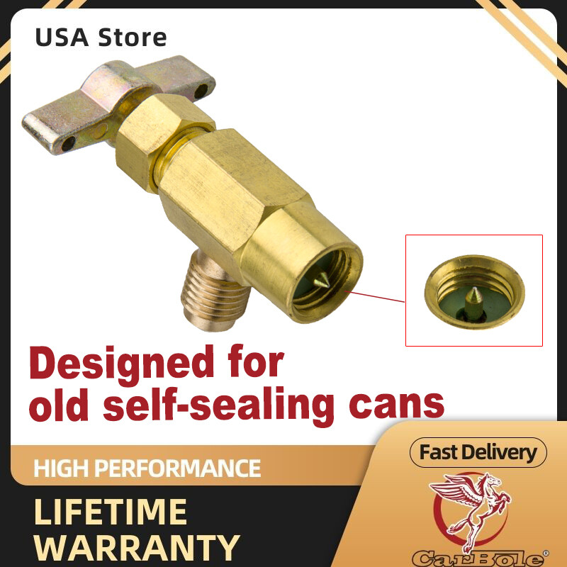 1X Old Design Self-Sealing A/C Can Tap Tapper Adapter Dispensing Valve ...