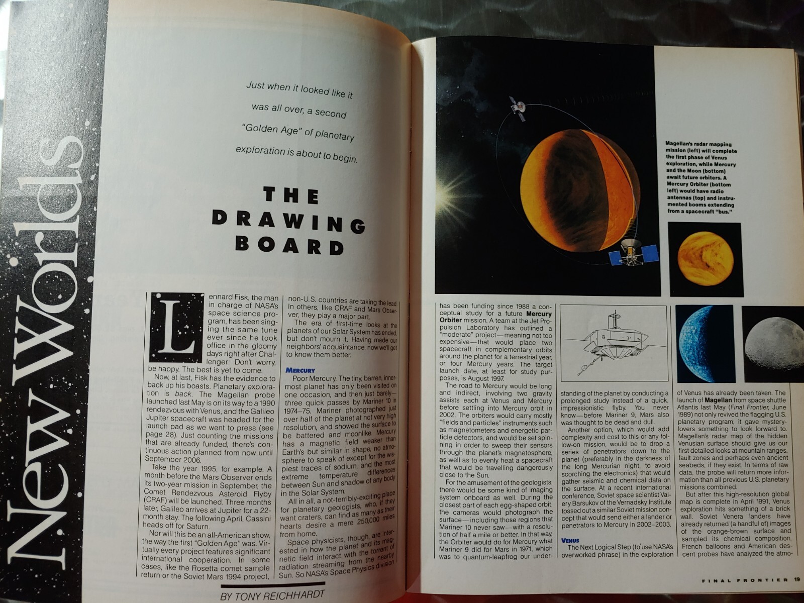 Final Frontier - Vintage Space Exploration Magazine - Science NASA NOV ...