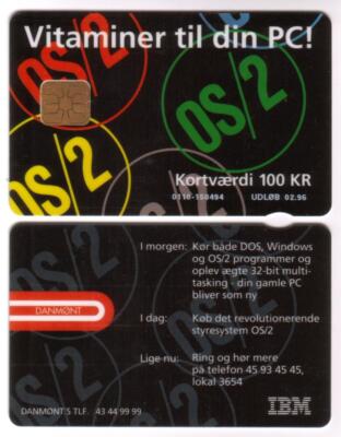 100kr IBM Promo OS/2 (02/96) Gebraucht Handy Karte | eBay.de