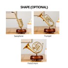 French Horn Box Classical Wind Musicbox Twirling Box N4H9 | eBay