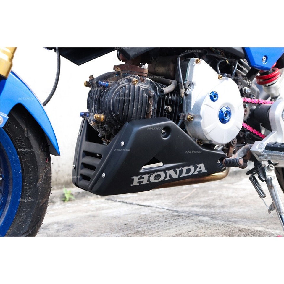 BLACK BELLY PAN UNDER CRANK FAIRING GUARD FOR HONDA GROM MSX SF 125 ...