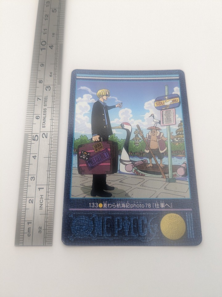 Sanji One Piece 133 Visual Adventure Carddass frontispiece BANDAI 2000 ...