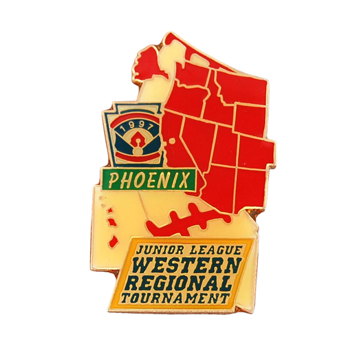 VTG Western Regional Tournament Junior League Baseball Lapel Hat Pin ...