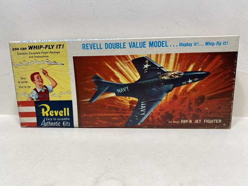 REVELL “USN F9F-8 COUGAR JET FIGHTER” WHIP FLY KIT | eBay