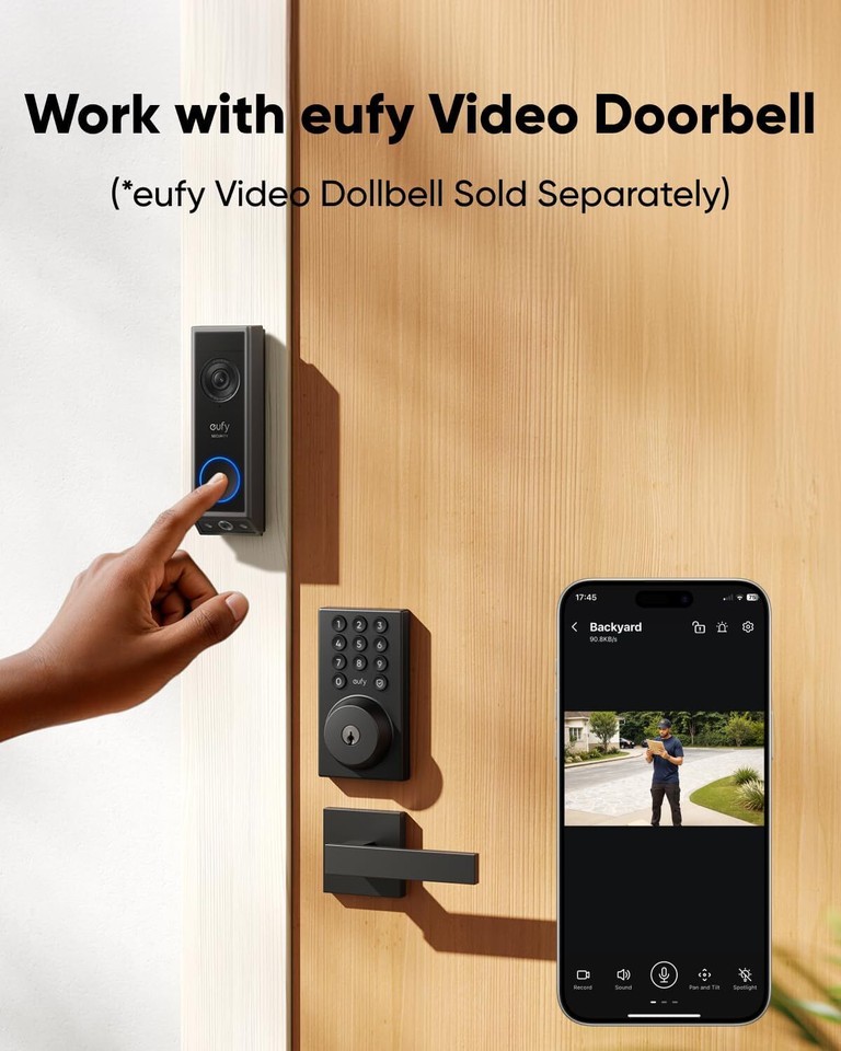 eufy Smart Lock C30 Keyless Entry Door Lock Built-in WiFi Deadbolt App ...