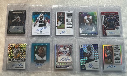 10 Card Autographed Auto Cards Panini NFL LOT! #’d! Rookie! Inserts! | eBay