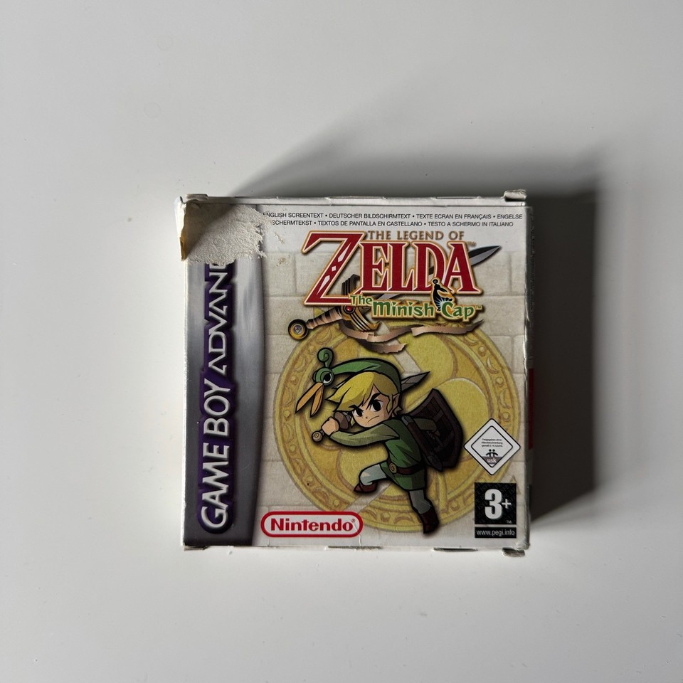 The Legend of Zelda The Minish Cap Complete in Box with Manual ...