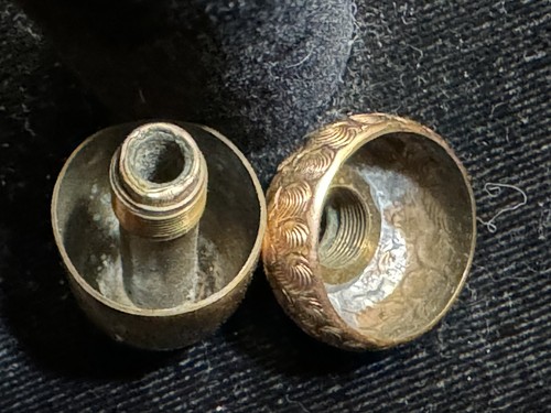 GOLD FILLED ACORN PLUG tobacco Watch Fob Casing For Propelling Pencil ...