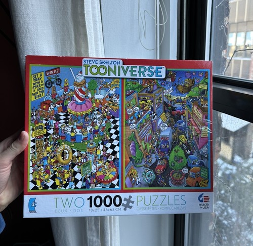 Ceaco Tooniverse DOUBLE Jigsaw Puzzle Steve Skelton's Miggley Avenue ...