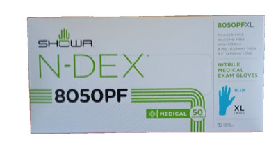 8 mil XL Thick Nitrile SHOWA 8050 PF Disposable Powder Free Gloves | eBay