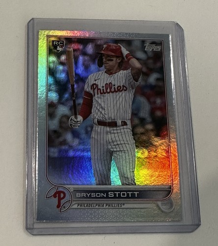 Bryson Stott 2022 Topps Update Series Rainbow Foil Edition US224 RC | eBay
