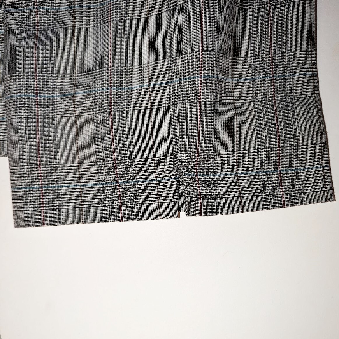 Sansabelt Jaymar Ruby Designer Collection Grey Plaid Pleated Mens Pants ...