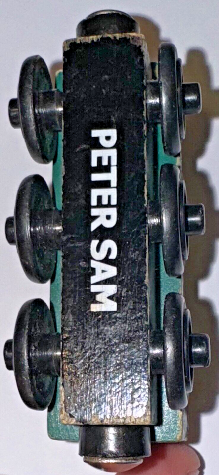 Thomas & Friends Peter Sam (Stuart) Green Saddle Tank Engine Wood Car ...