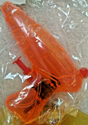 WATER GUN - Spaceman Laser Orange See - Thru Ages 5+ Top Fill Sealed ...