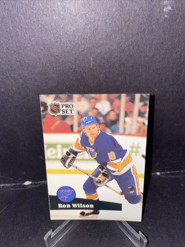 1991-92 Pro Set Blues Hockey Card #220 Ron Wilson | eBay