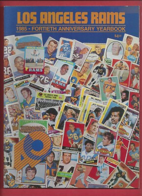 Los Angeles Rams 1985 40th Anniversary Yearbook | eBay