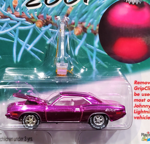 Johnny Lightning 70 1970 Plymouth HEMI Cuda Holiday Muscle Christmas ...