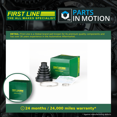 CV Joint Boot fits FIAT Front Inner C.V. Driveshaft Gaiter Firstline ...