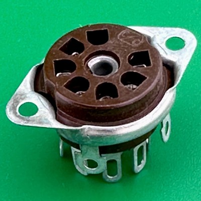 1 Vintage 7-Pin CINCH Vacuum Tube Socket Brown Bottom Mount / AUDIO | eBay
