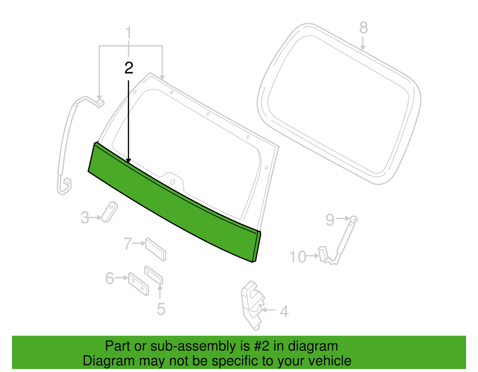 2002-05 Ford Explorer Rear Hatch Panel - Factory Red - NEW in Open Box ...