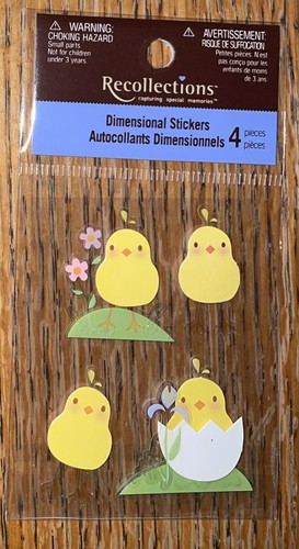 RECOLLECTIONS Happy Easter Baby 🐣Chicks Hatching out Eggs 3D Scrapbook ...