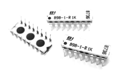 1K Ohm ±2% Resistor Networks & Arrays 898-1-R1K 16-Pin Bussed (5 pieces ...