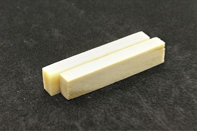 Bone Nut Blanks - Unbleached - 2.22" x .47" x .25" - 2 pack | eBay