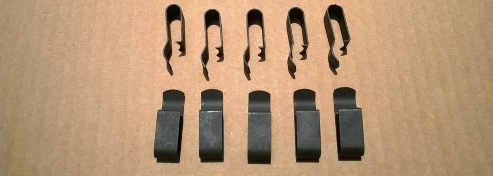 10 SHEET METAL WIRE CLIPS! FITS: AMC AMERICAN MOTORS REBEL JAVELIN AMX ...