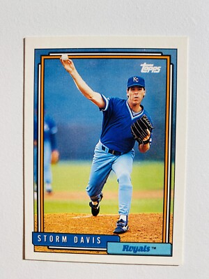 1992 TOPPS #556 STORM DAVIS NM-MT MLB BASEBALL CARD | eBay