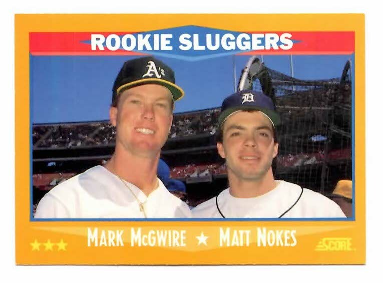 Mark McGwire/Matt Nokes 1988 Score #648 Baseball Card | eBay