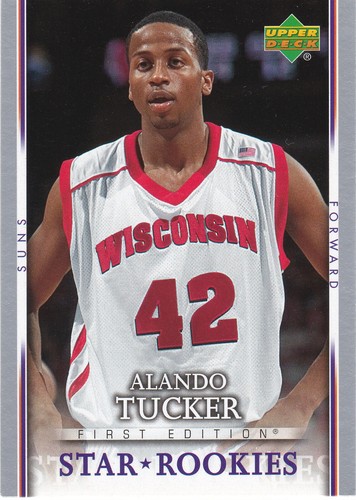 2007-08 UD 1st Edition ALANDO TUCKER Star Rookies card #227 Phoenix ...