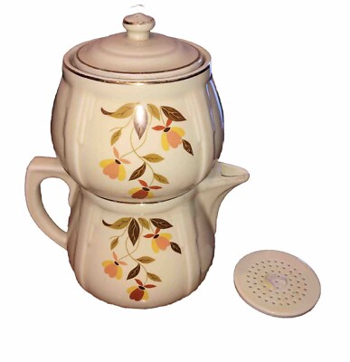 Vintage Hall Jewel Tea Autumn Leaf Jordan All-China 5 Cup Drip Coffee ...