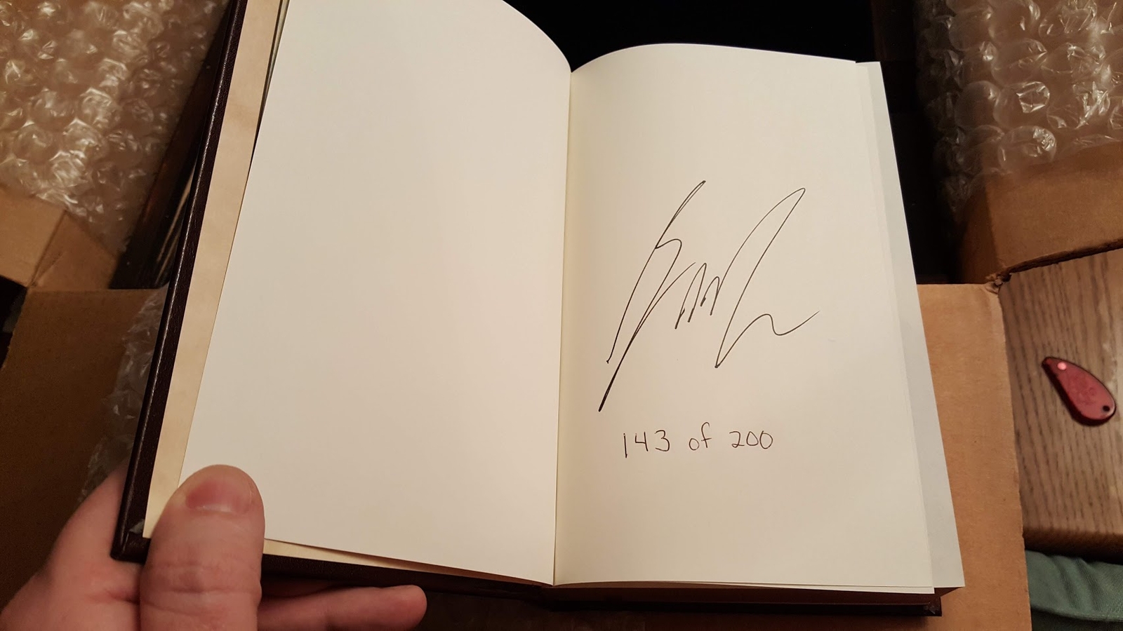 George R.R. Martin Game of Thrones Ultra Limited Edition GRRM Box #143/ ...