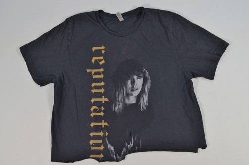 Taylor Swift Reputation Concert Tour Shirt Size Large Custom Cropped ...