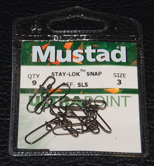 9 Pack Mustad Ultra Point STAY LOCK snaps SLS-3 Safety Snap Size 3 | eBay