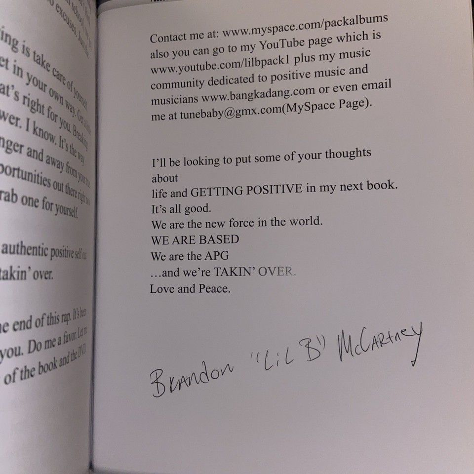 Takin' Over : By Imposing the Positive! Book By Lil B Based God (NO DVD ...