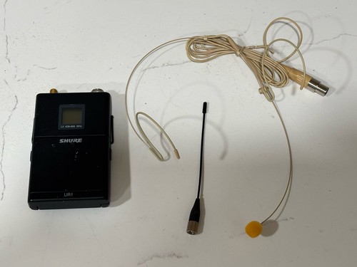 Shure UR1-L3 Wireless Bodypack Transmitter & Headset Mic | eBay
