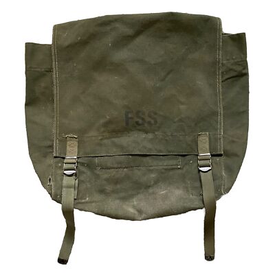 Vintage FSS Packsack/ Rucksack USFS 5100-214C Canvas USED WORN TORN | eBay