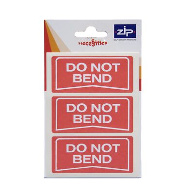 Pack of 21 Do Not Bend Labels | eBay UK