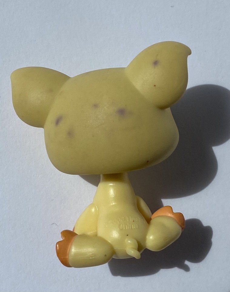 LITTLEST PET SHOP LPS # 475 Yellow Pig with Blue Eyes | eBay
