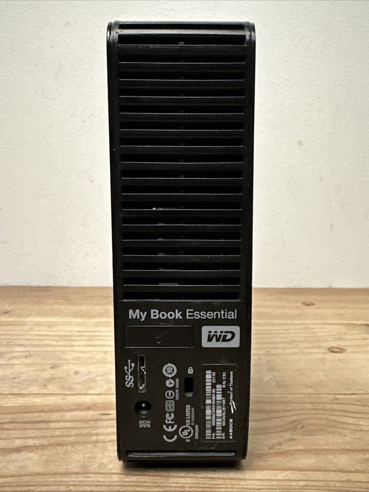 Western Digital 1TB My Book Essential External Hard Drive WDBACW0010HBK ...